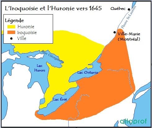 Les conflits et les alliances avec les Autochtones au 17e siècle | Secondaire | Alloprof